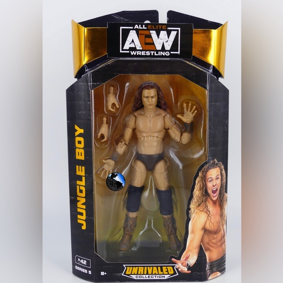 WWE | Toys | Jungle Boy Aew Unrivaled Collection Series 5 42 Action Figure 22 | Poshmark
